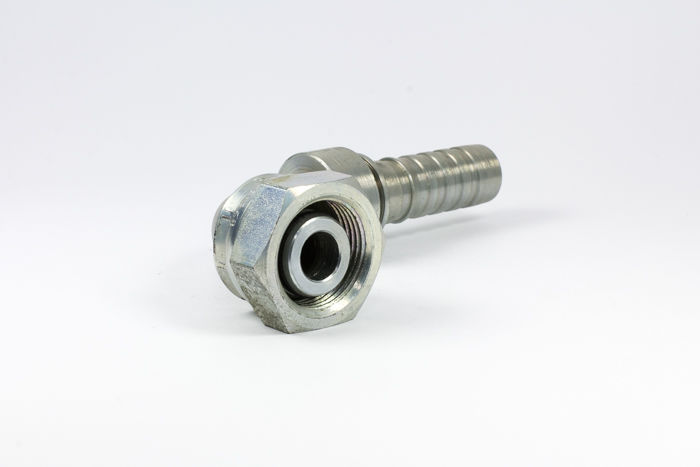SFDKO90 - 90° Tube Female DIN Heavy O-Ring Swivel | Hydraulic Supplies ...