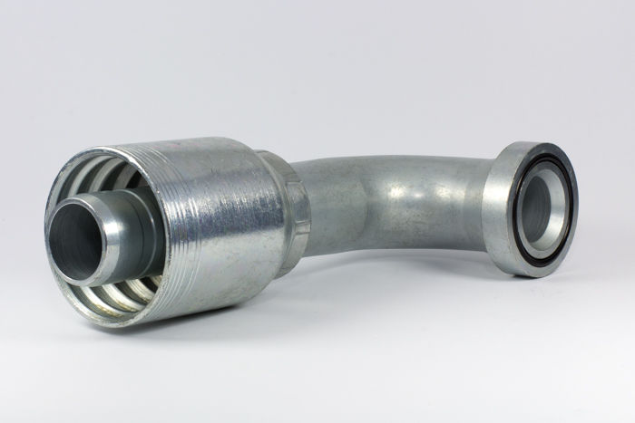 Global Series Max - 90° Tube Caterpillar O-Ring Flange | Hydraulic ...