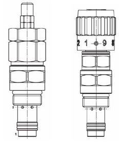 PW - Pressure Compensated Flow Control with Reverse Free Flow Cartridge ...