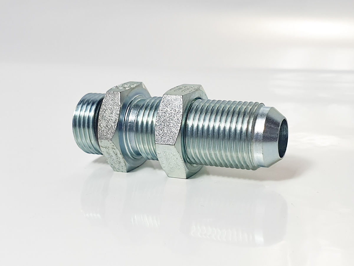 ZC2- M/M UNO x JIC Extended Bulkhead | Hydraulic Supplies and ...